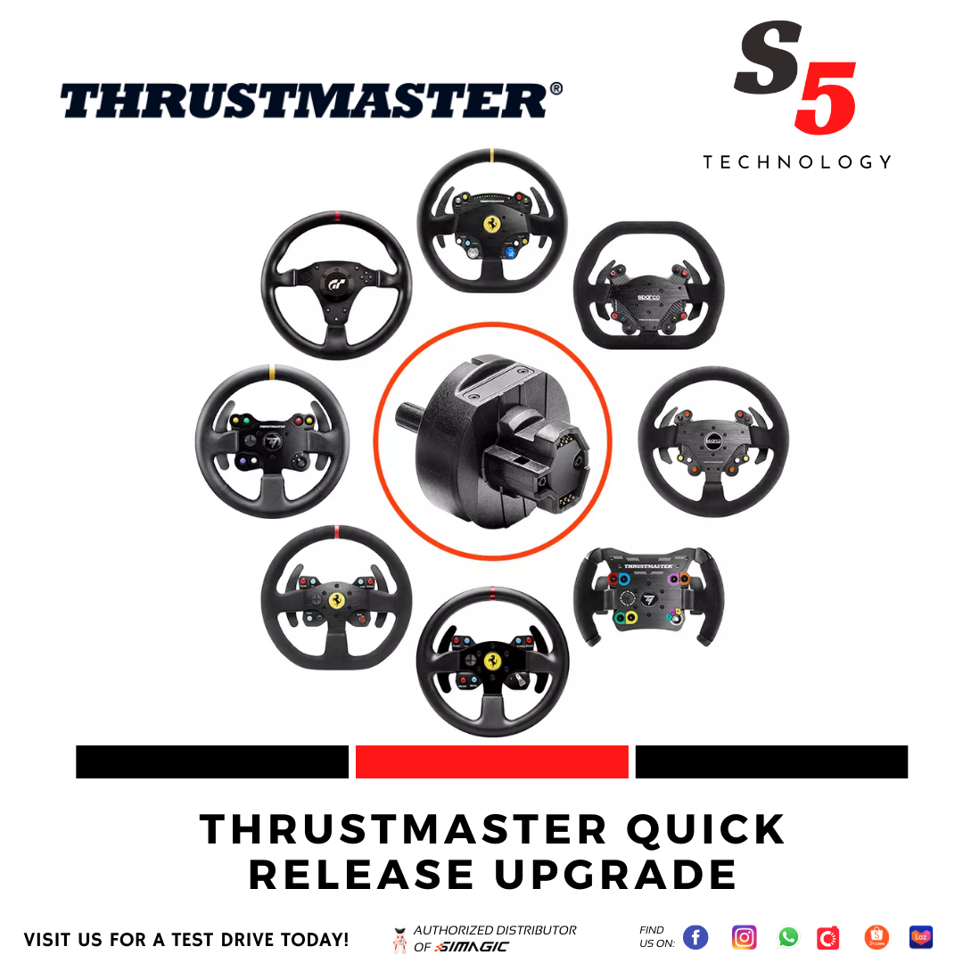 Thrustmaster Quick Release Upgrade / thrustmaster accessories / sim racing | Shopee Malaysia