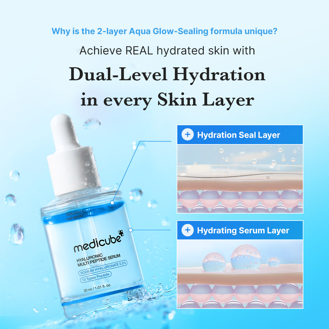 [medicube official] Hyaluronic Multi Peptide Serum 30ml | Penggalak Kulit Cecair dalam Sebotol ...