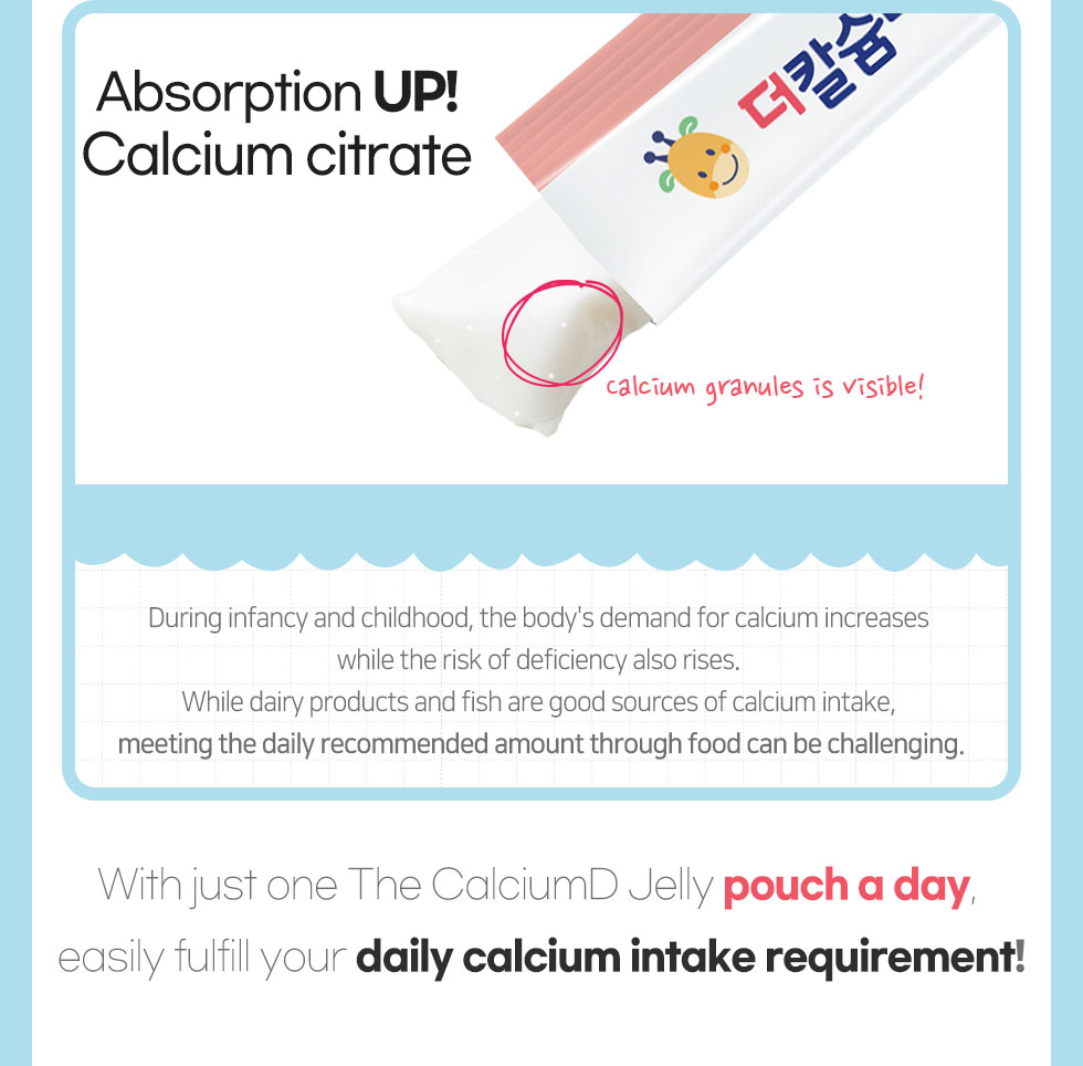 GMPHARM The Calcium D Jelly Calcium And Vitamin D (14 Pouches) | Shopee ...
