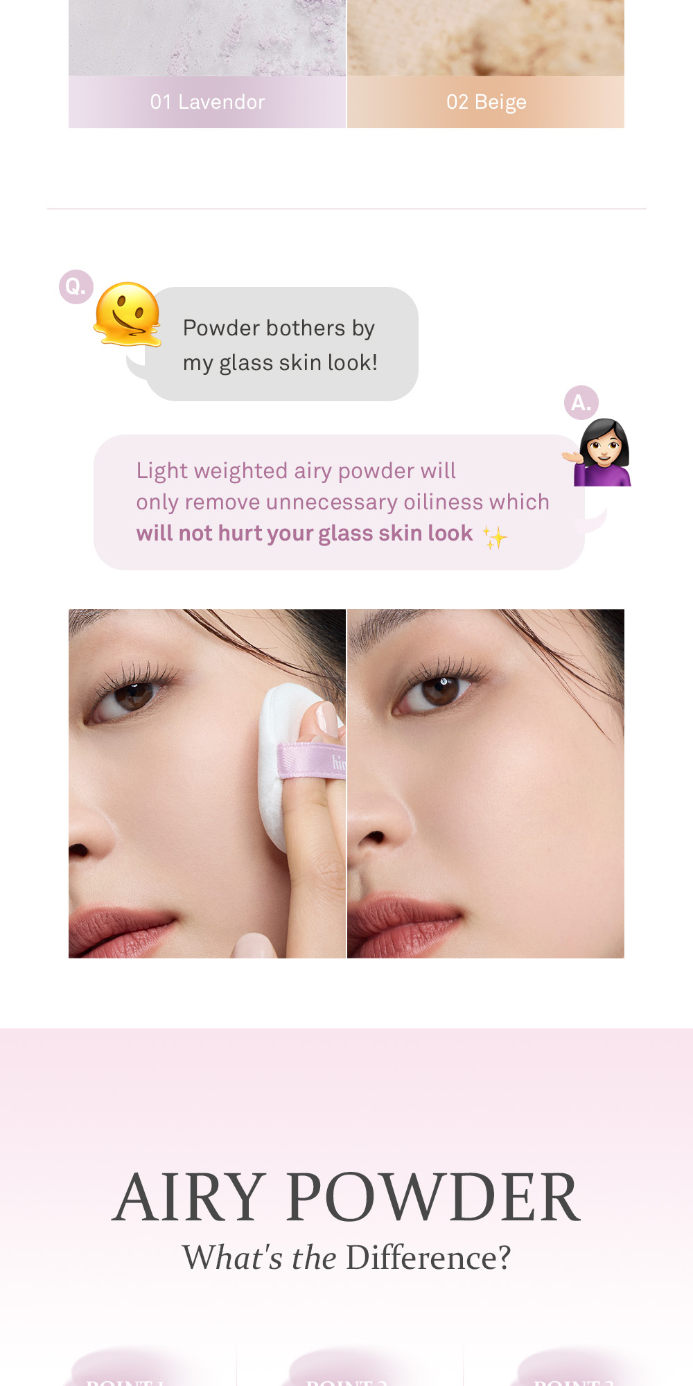 hince Second Skin Airy Powder (2 colors) | hince Official Store ...