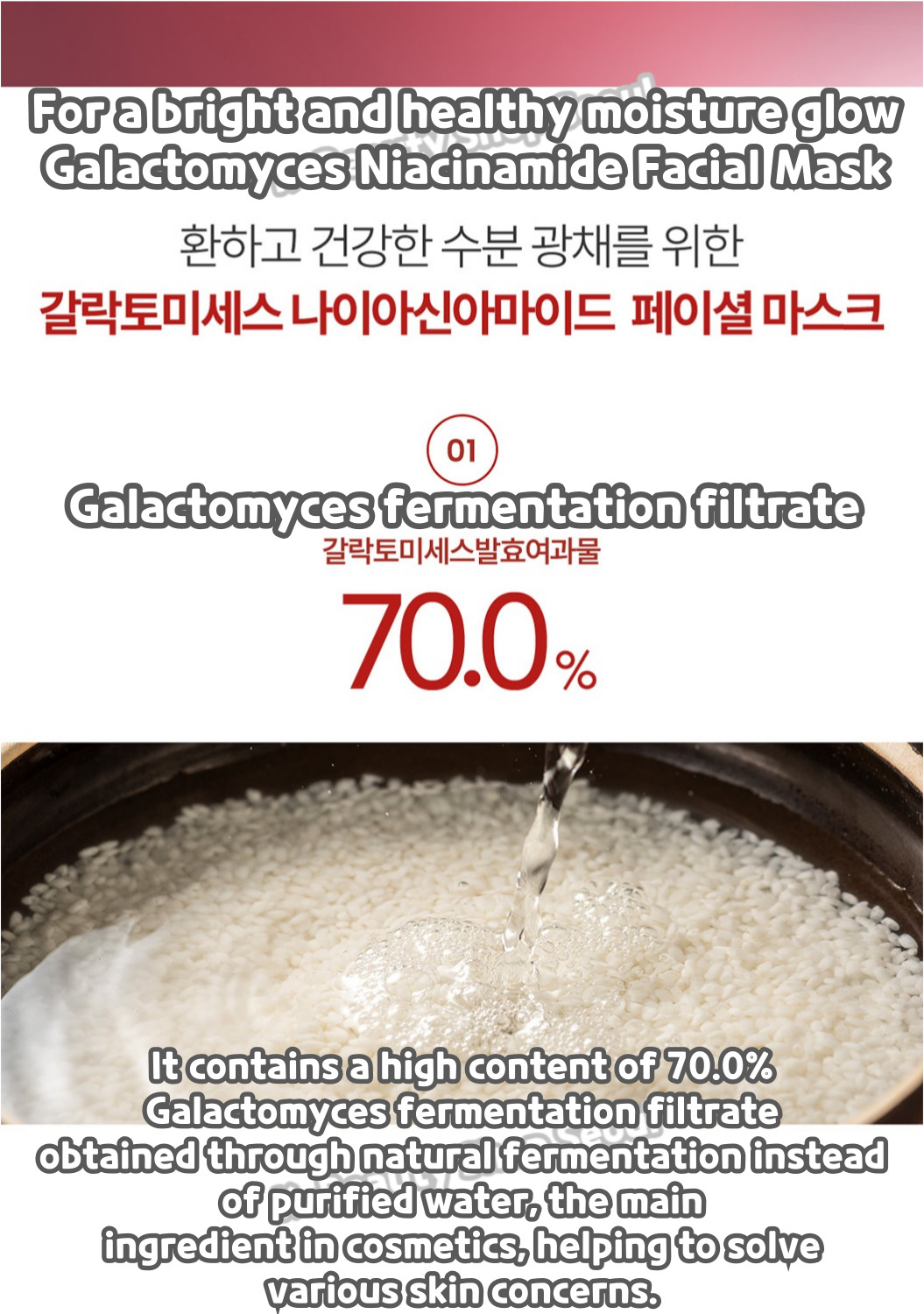 [10 Sheets] From Nature AGE Galactomyces Niacinamide Facial Mask Pack ...