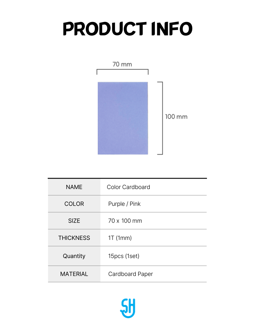 Photocard Packing Protector Colour Cardboard 15pcs 70x100 ATEEZ STATY ...