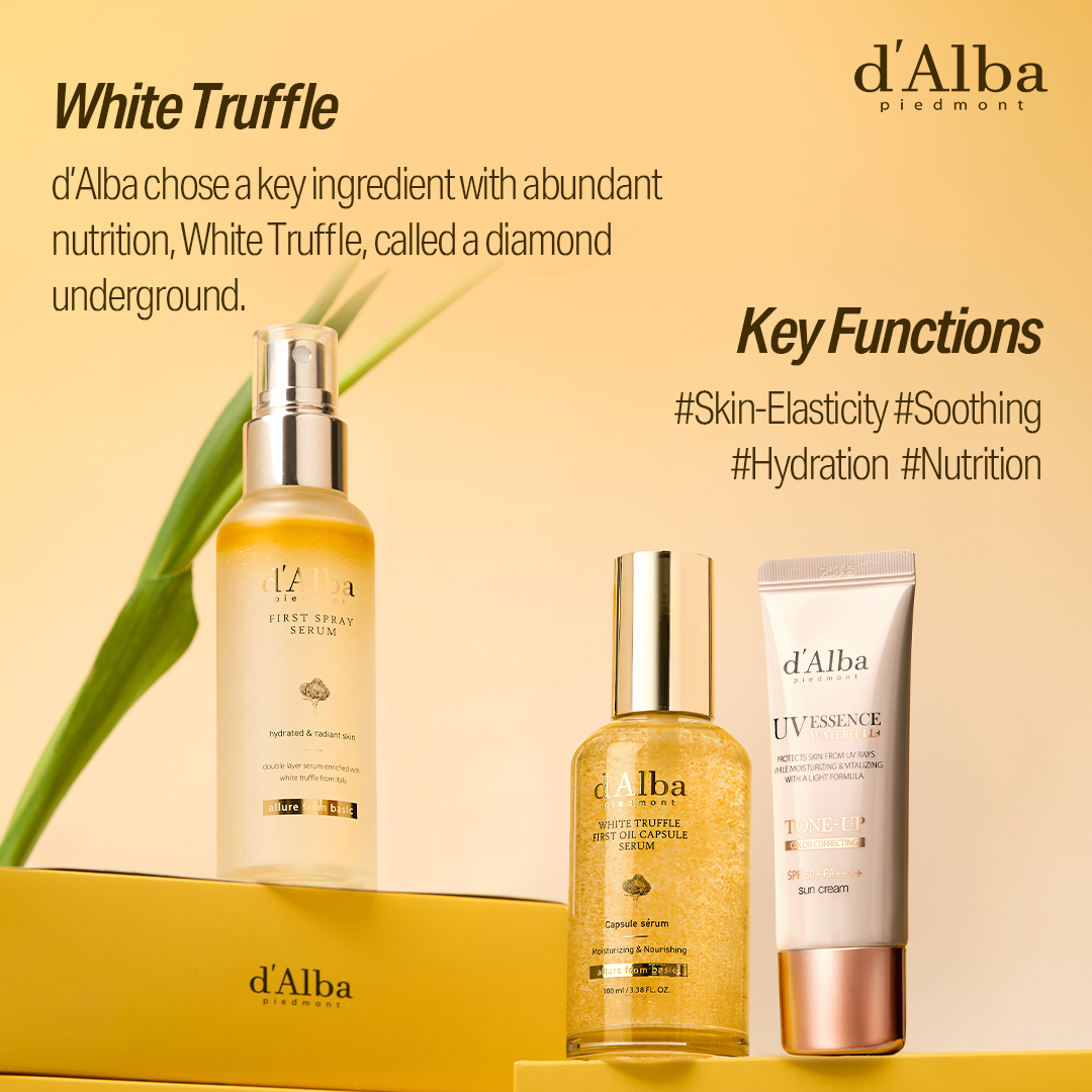 [d'Alba Official] Morning Care Set (First Spray Serum 100ml, Vita ...