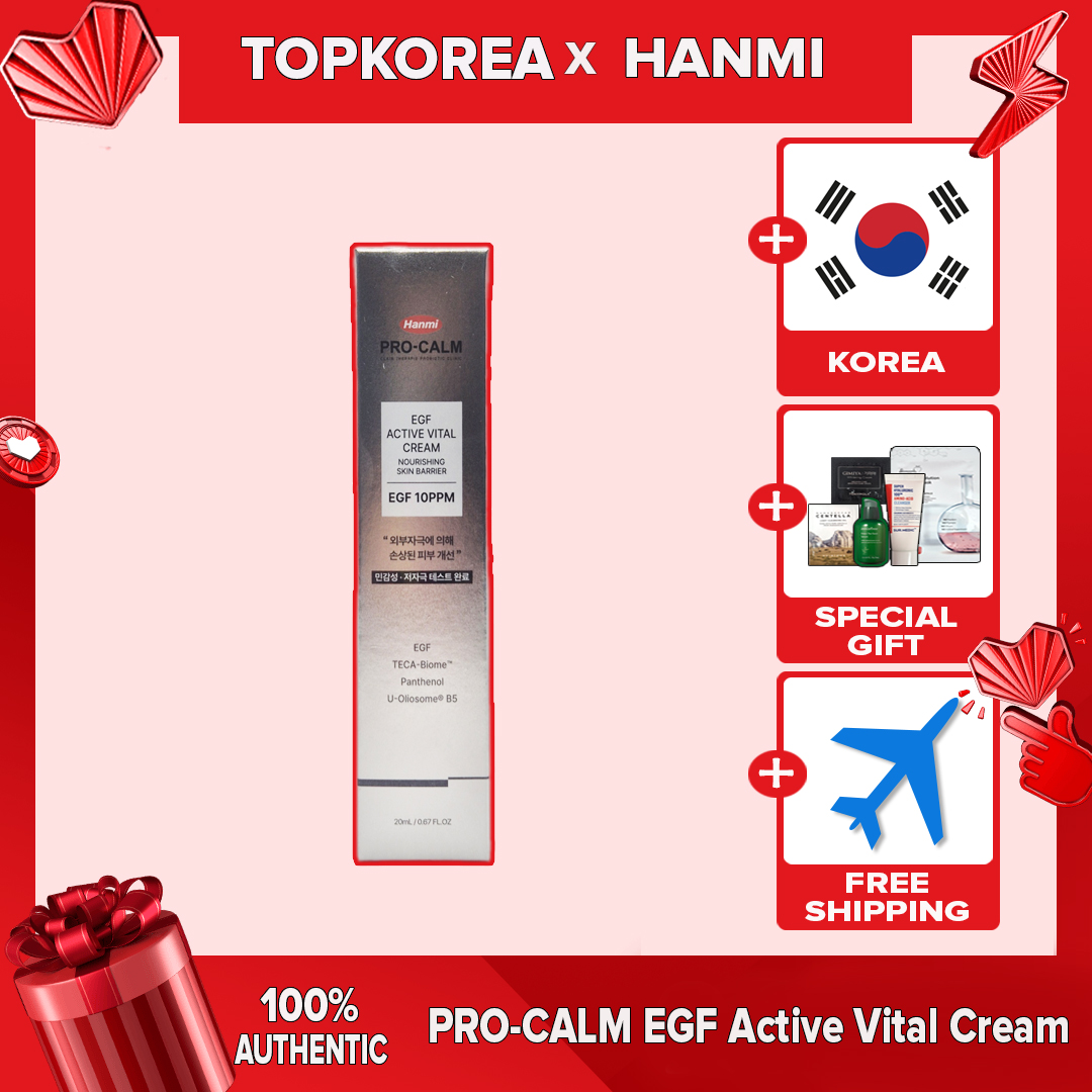 Hanmi PRO-CALM EGF Active Vital Cream 20ml TOPKOREA Shipping from korea | Shopee Malaysia