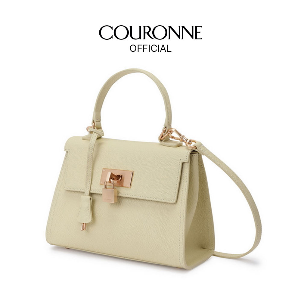 [COURONNE] Stephanie Classic Tote Bag 24 Women's Crossbody Bag (Yellow ...