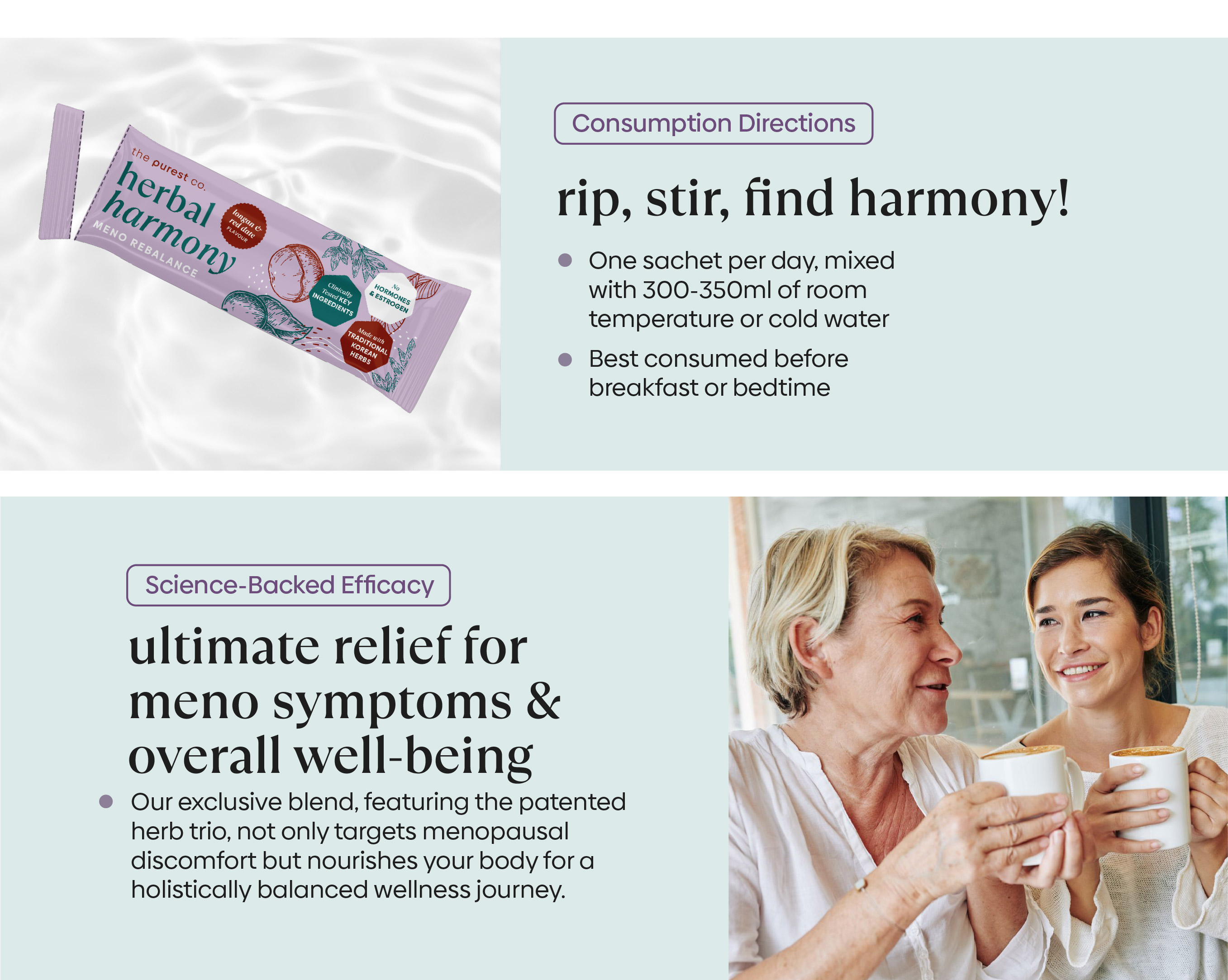 Purest Co Herbal Harmony Sachets - For Menopause Relief | Shopee Malaysia