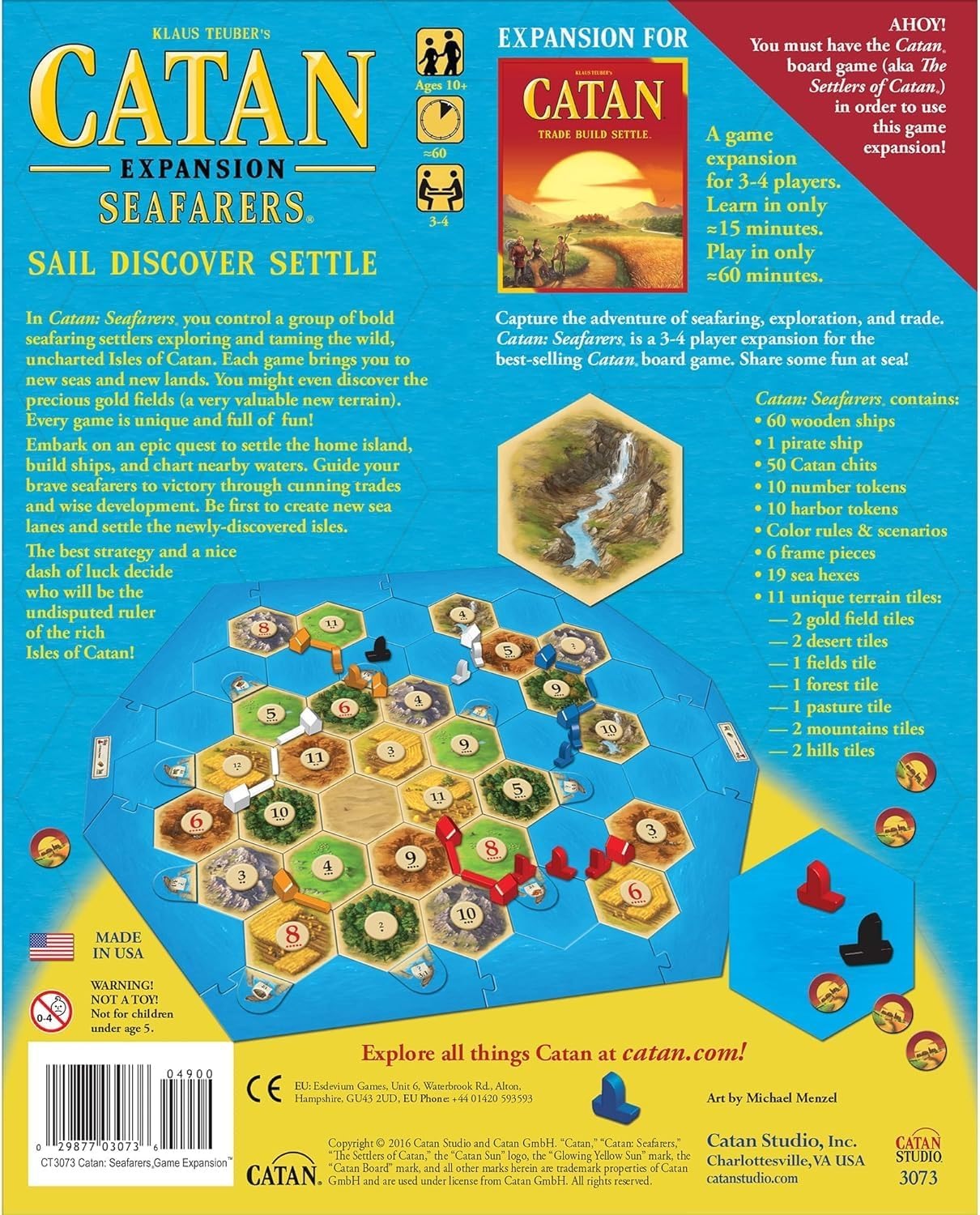 CATAN Board Game Business Strategy Board Game(5th Edition Basic ...