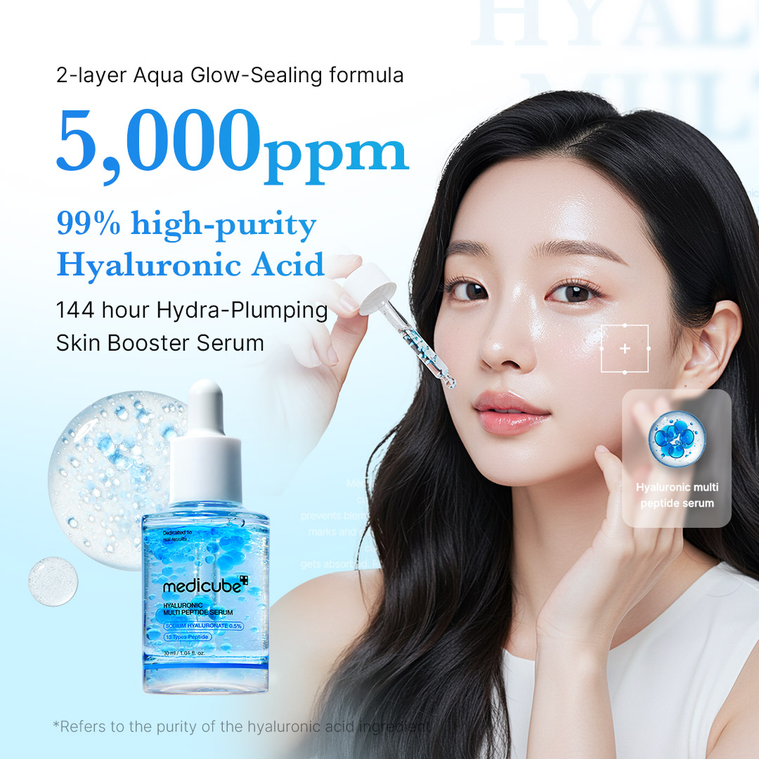 [medicube official] Hyaluronic Multi Peptide Serum 30ml | Penggalak Kulit Cecair dalam Sebotol ...