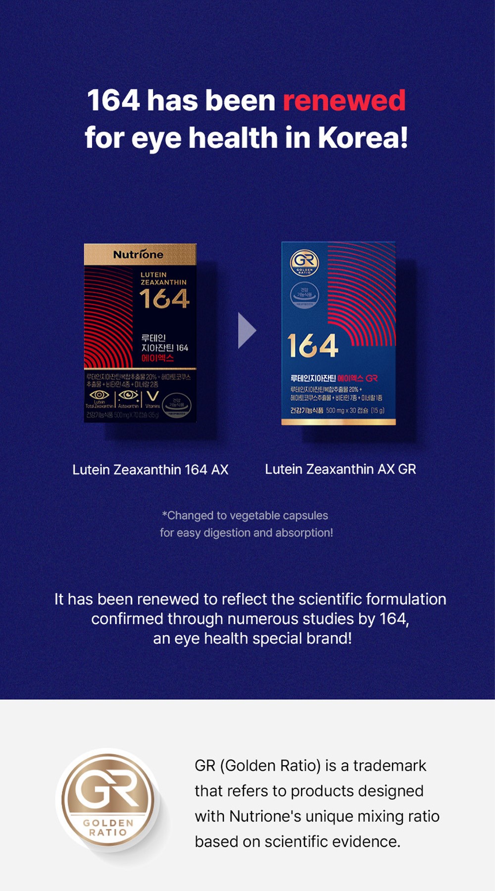 NUTRIONE Lutein Zeaxanthin164 AX GR (500mg x 30 capsules) 1 BOX | Shopee Malaysia