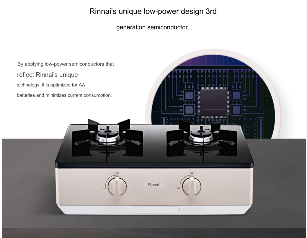 Rinnai Korea 2 Burner Compact AA Gas Range 3 Colors | Shopee Malaysia