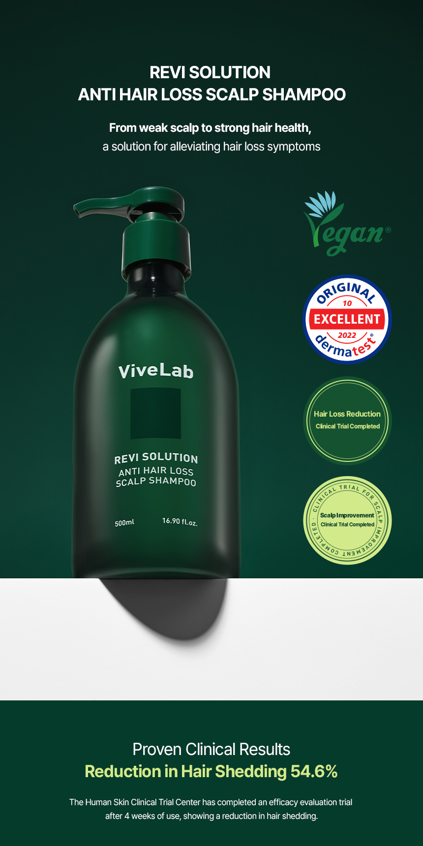 Vivelab Vegan Anti Hair Loss Scalp Shampoo 500ml | Shopee Malaysia