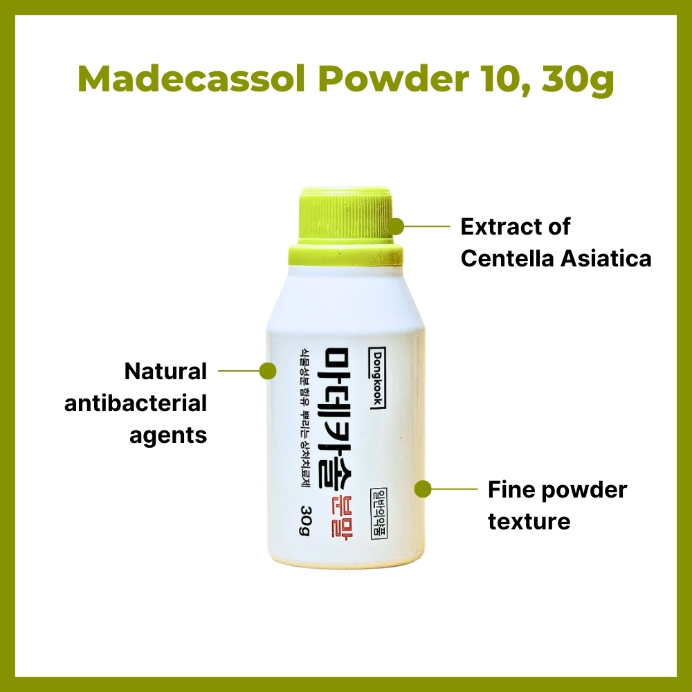 Madecassol Powder – Centella Skincare for Face & Body | 10g / 30g ...