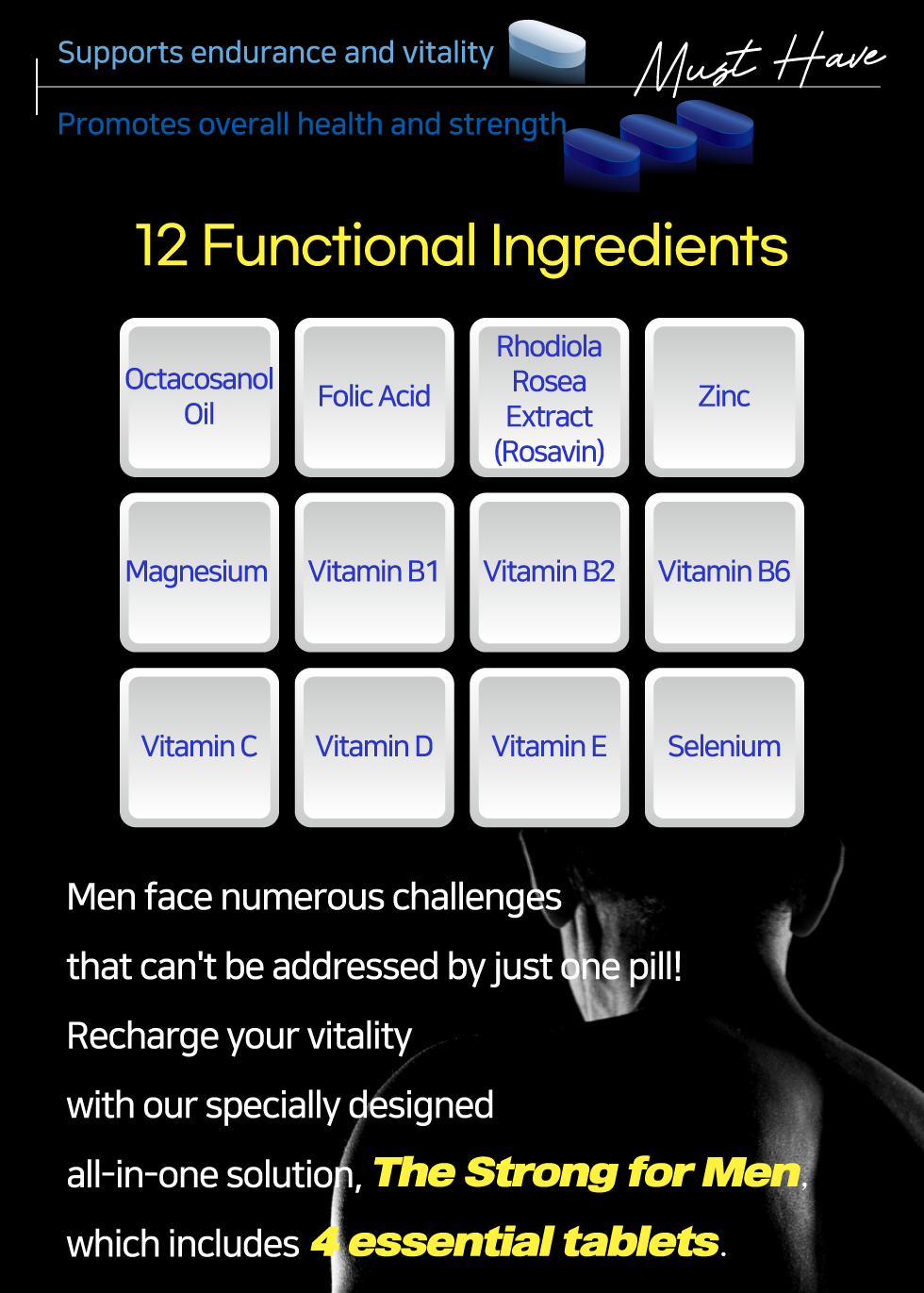 GMPHARM, The Strong For Man All-in-One Octa Male Enhancement-120 ...