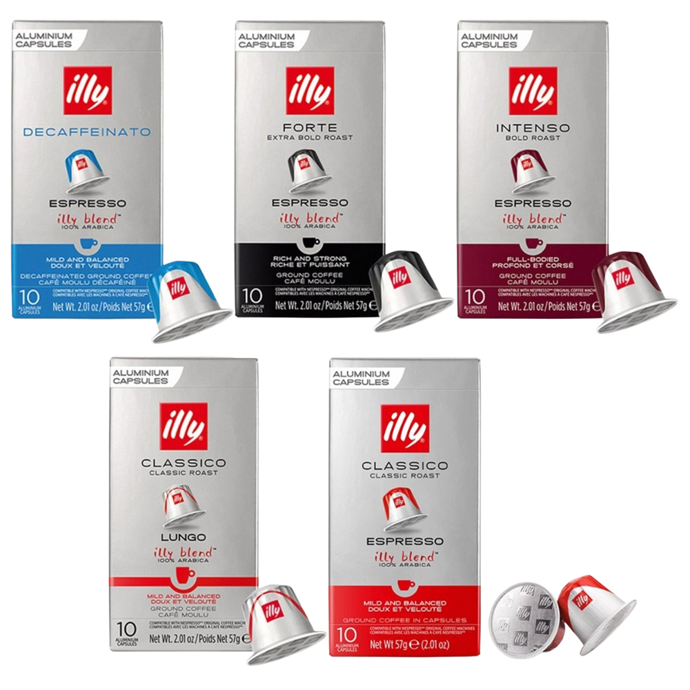 Illy Nespresso Compatible Coffee Capsules 10pcs Espresso Pods ...