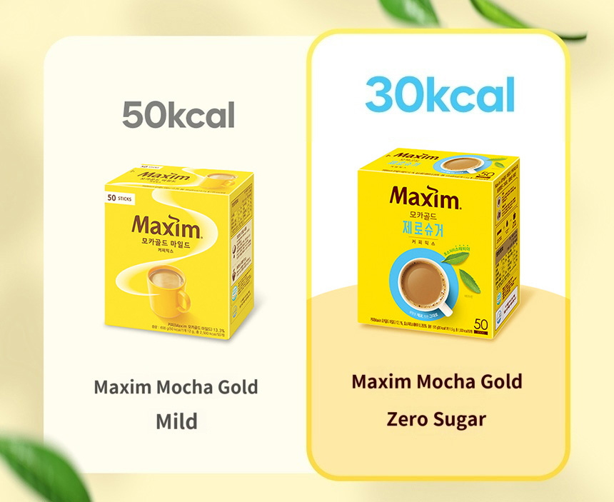 [Maxim] Mocha Gold Zero Sugar Coffee Mix 20T/50T | Sugar-Free & Low-Cal ...