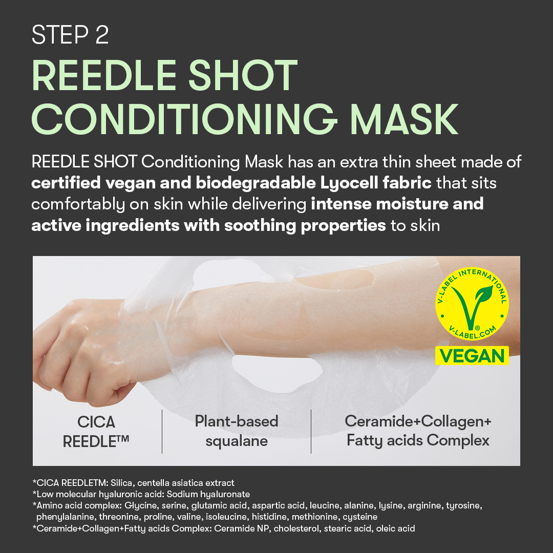 [VT] Reedle Shot 100 2Step Mask (100 / 300) Skin Condition Improvement ...