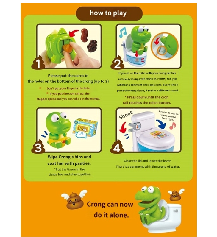 [PORORO] Crong Poop Play Toy | Shopee Malaysia