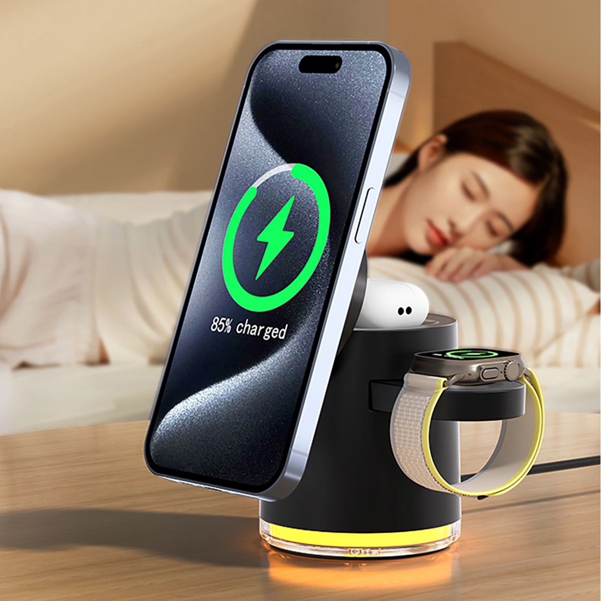XPower MAGENGINE GE1 Qi2 5 in1 MagCharge 15W Wireless Magnetic Charging ...