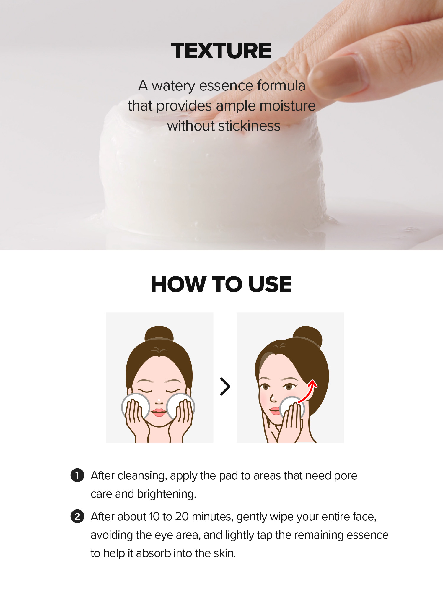 [SKINFOOD Official] Rice Brightening Pad Refill Pack 30ea / Radiant Glow / Pore tightening ...