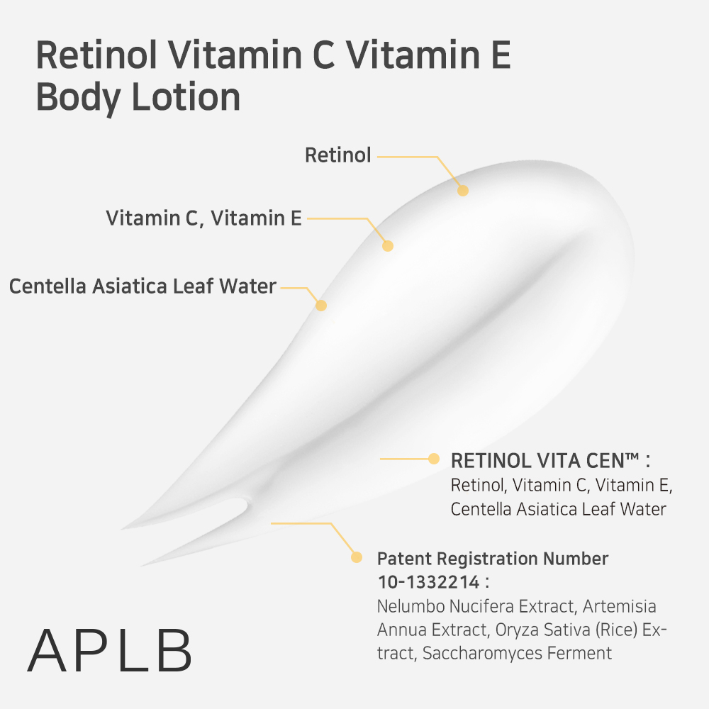 APLB RETINOL VITAMIN C VITAMIN E BODY LOTION 300ml | Shopee Malaysia