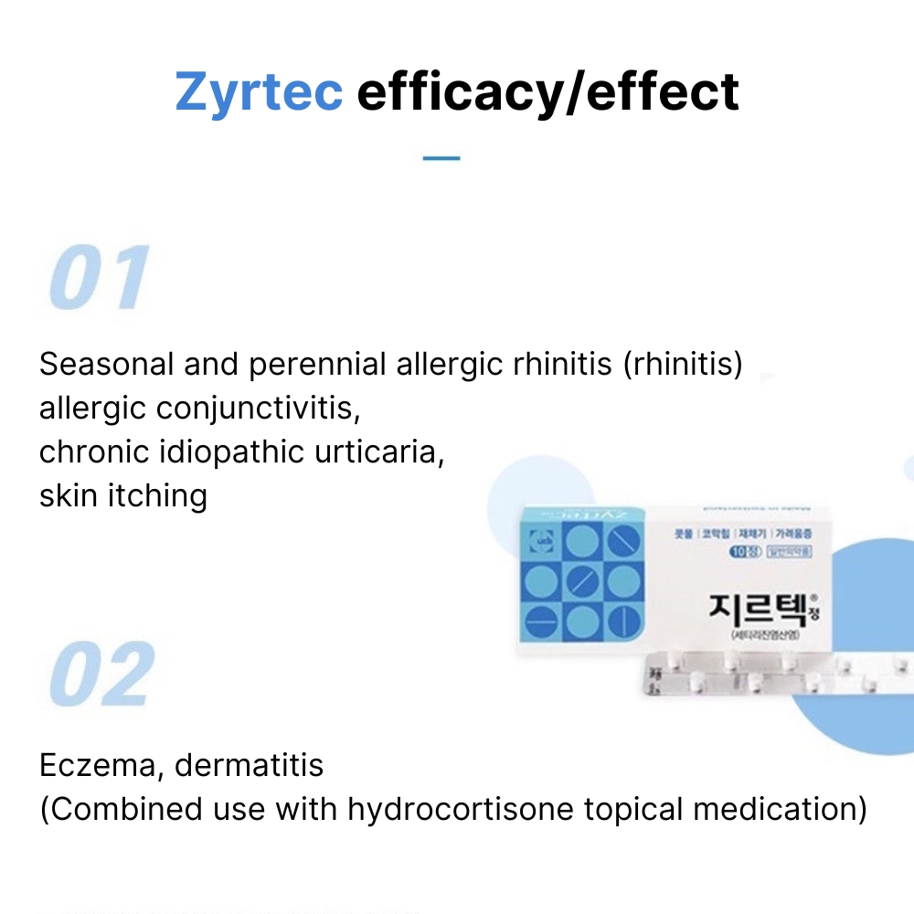 Zyrtec Daily Tabs | (10ea, 1pack) | Compact Swiss Lifestyle Supplement ...