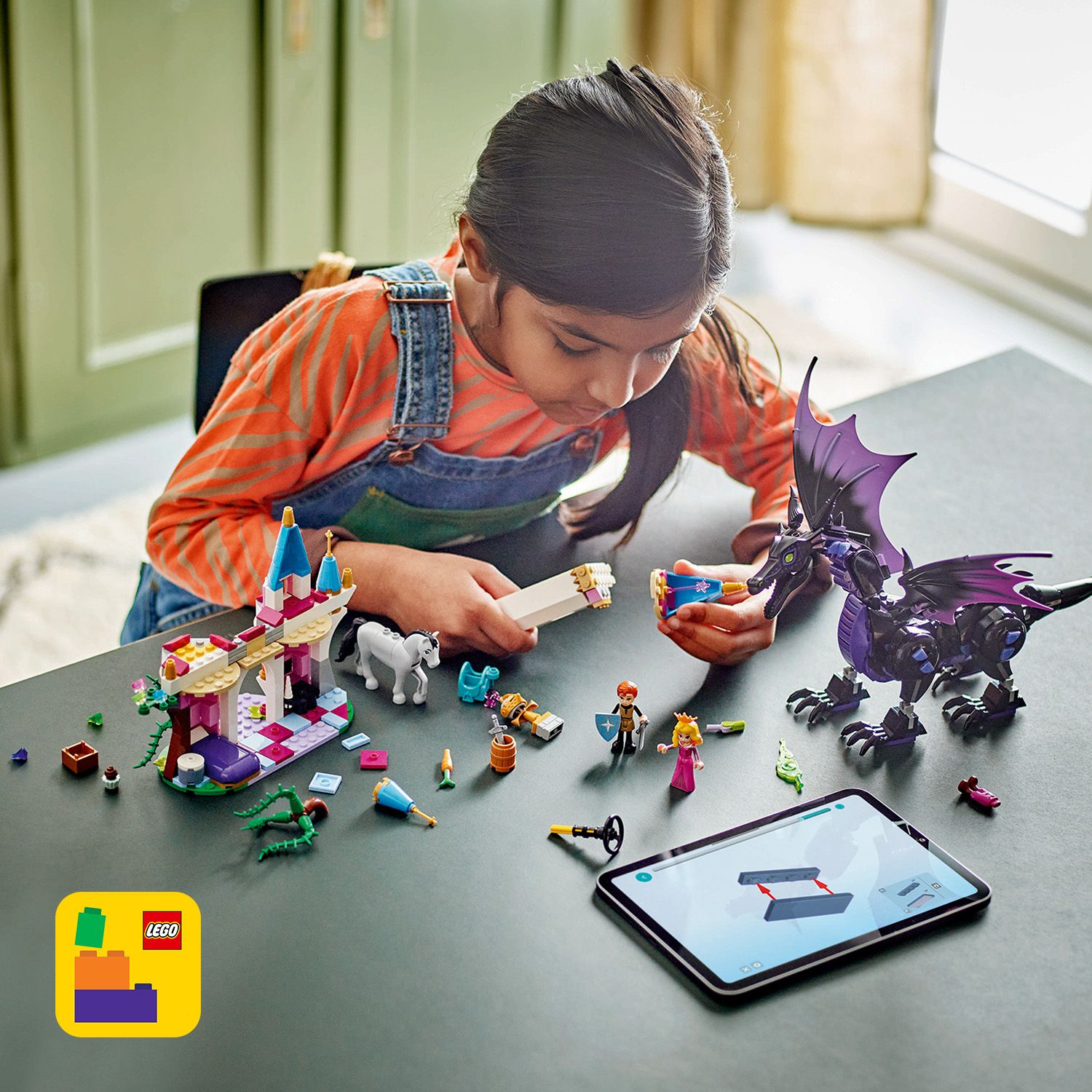 LEGO Disney Princess 43240 Maleficent’s Dragon Form (583 Pieces ...
