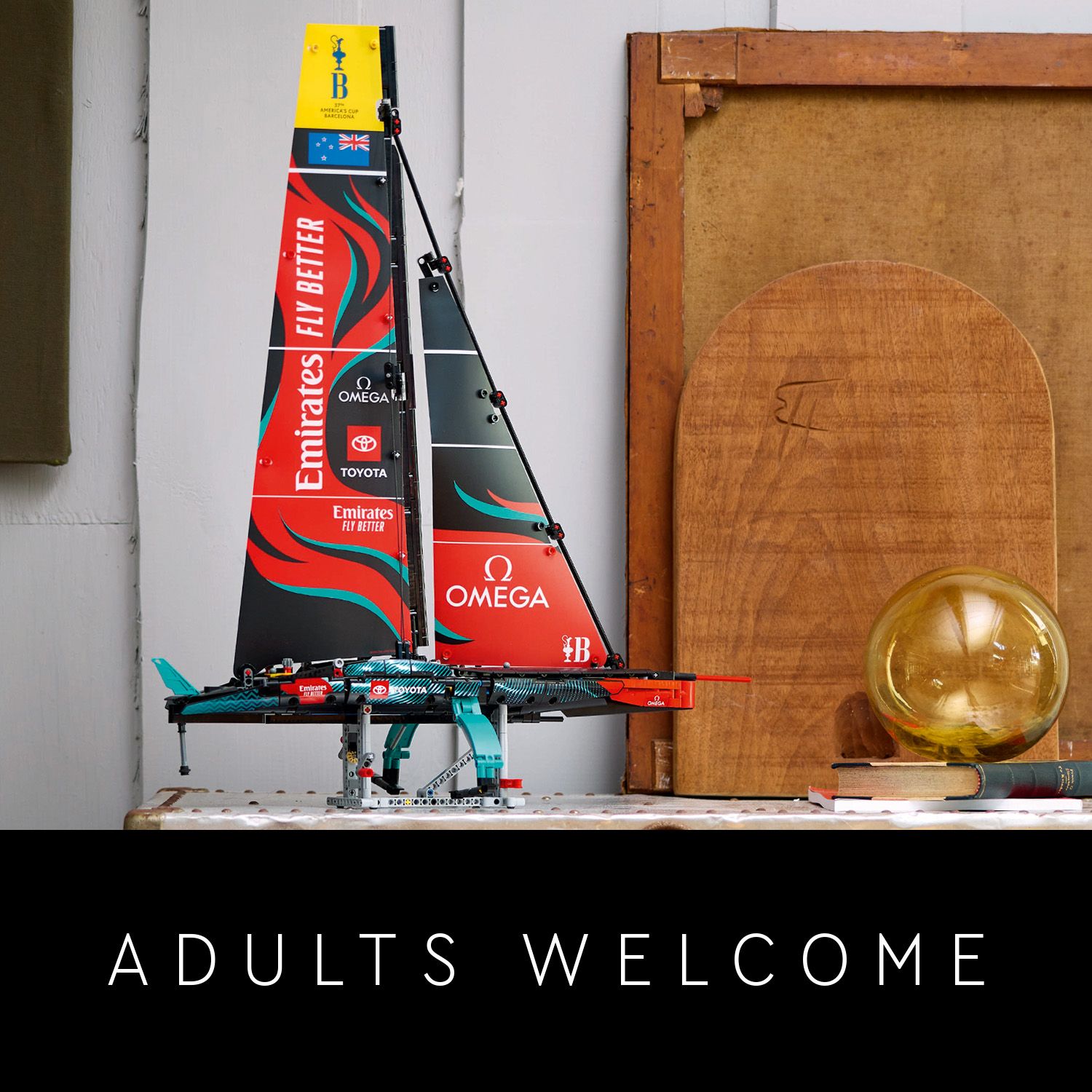 LEGO Technic 42174 Emirates Team New Zealand AC75 Yacht (962 Pieces ...