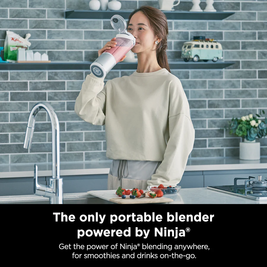 Ninja BC151SM Blast Portable Blender, 530ml, Rechargeable with USB-C ...