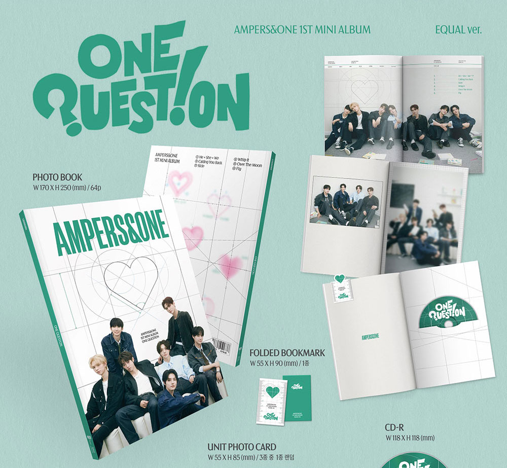AMPERS&ONE [ONE QUESTION] 1st Mini Album (23rd Oct.2024) | Shopee Malaysia
