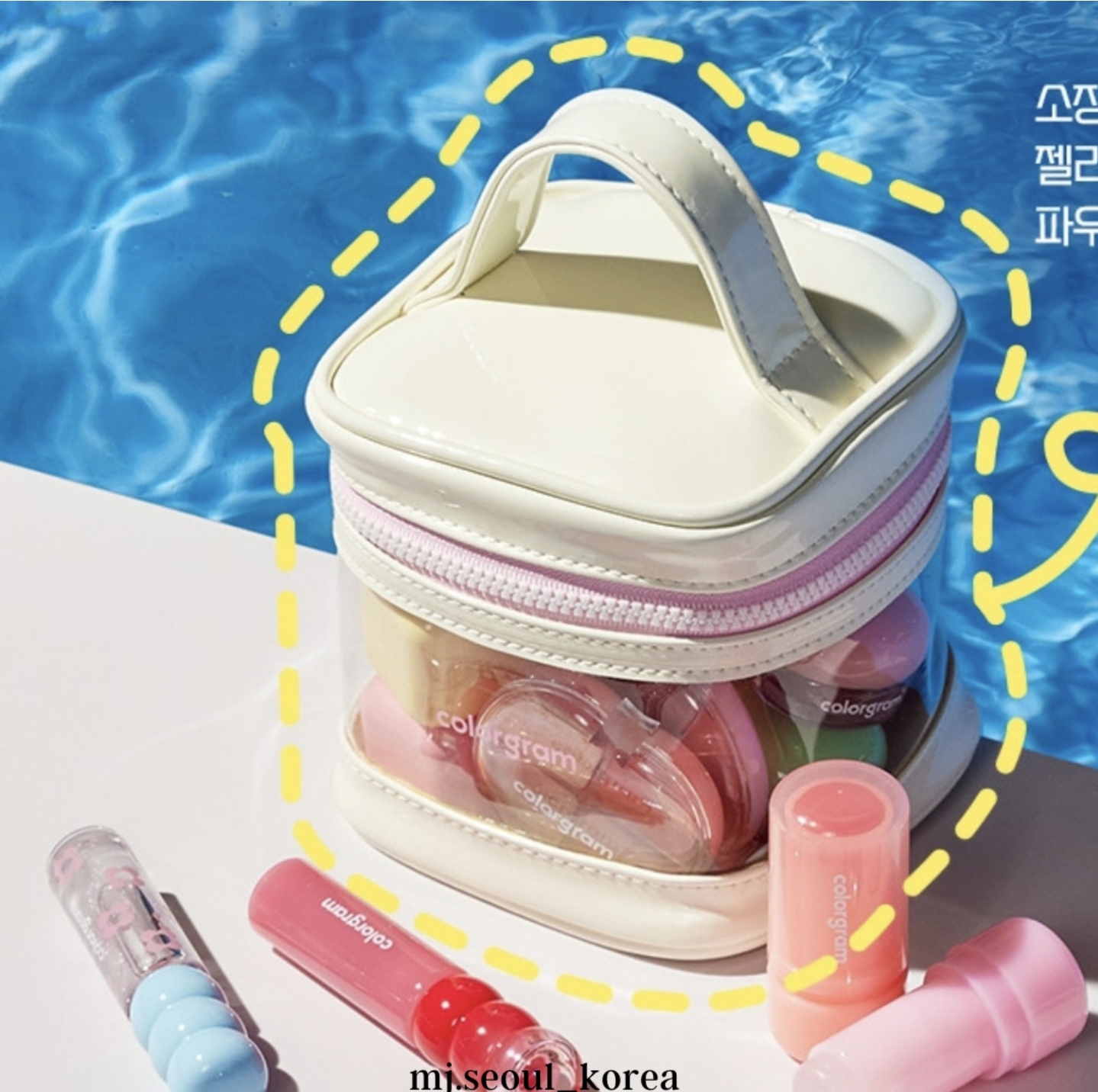 colorgram Jelly Thru Top Handle Make Up Pouch | Shopee Malaysia
