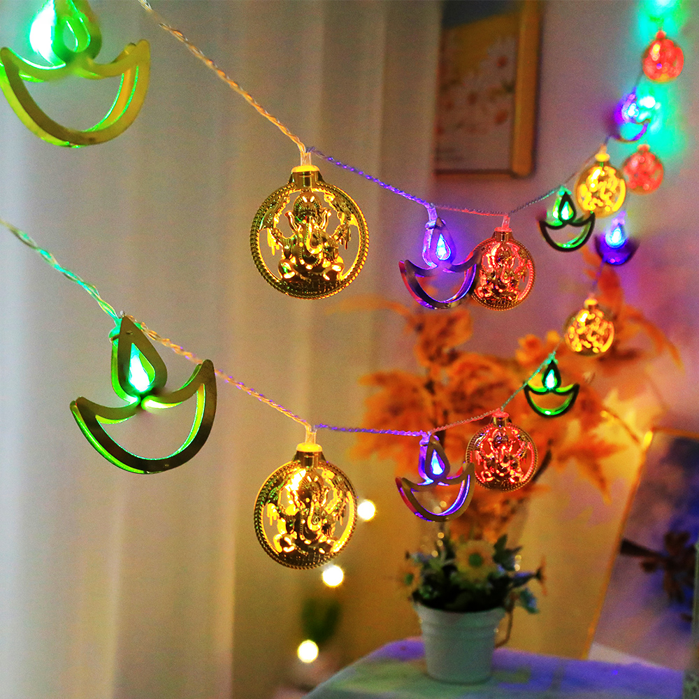 LED Deepavali Light 2M Diwali Led Fairy Light 10LED Battery powered ...