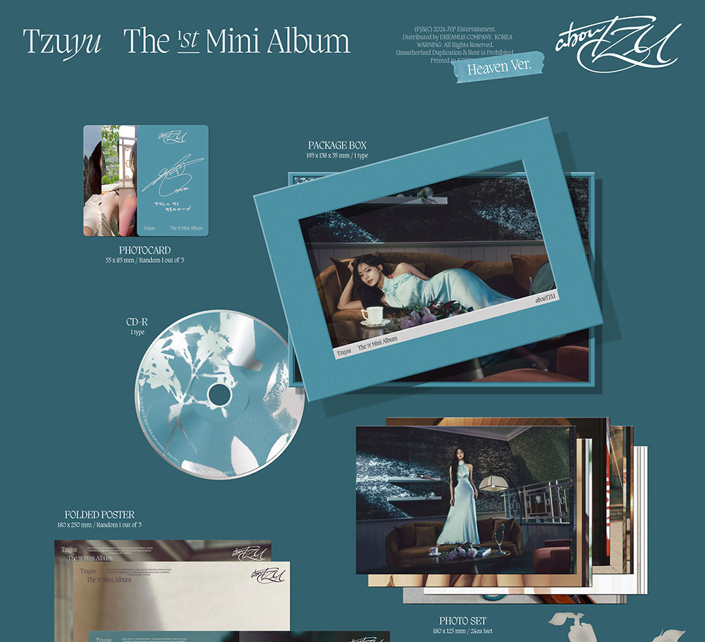 [POB] (HEAVEN ver.) TZUYU (TWICE) [abouTZU] 1st MINI ALBUM (6th Sep ...