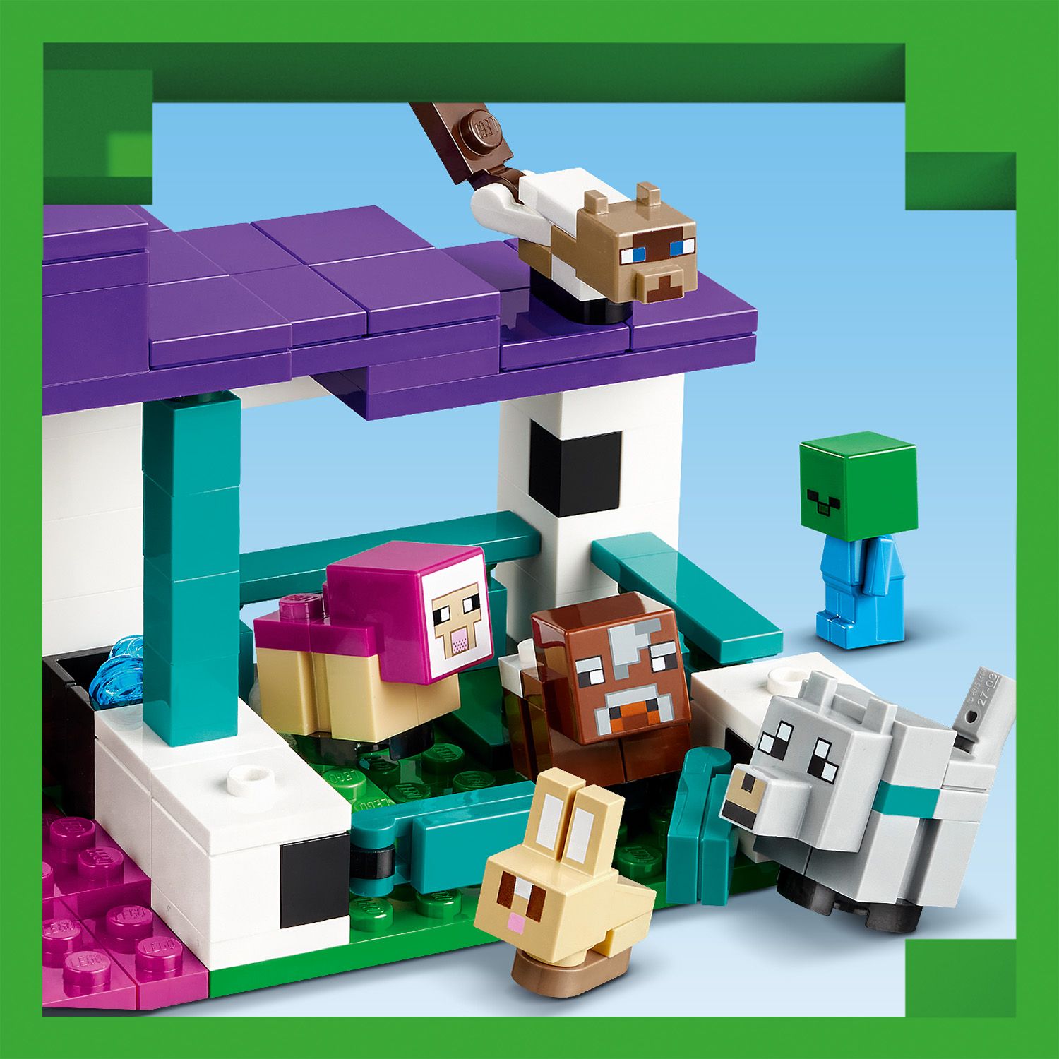 LEGO Minecraft 21253 The Animal Sanctuary Set (206 Pieces) | Shopee ...