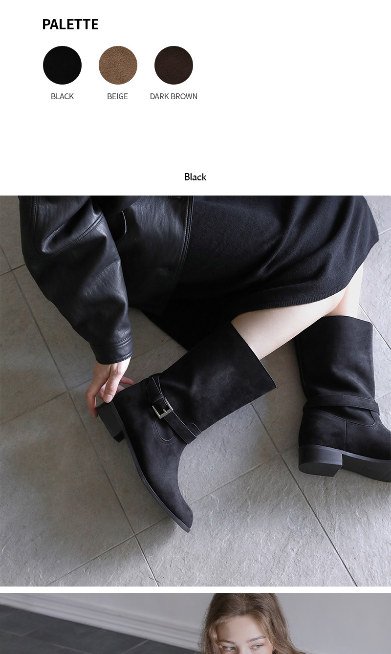 [SAPPUN] Trina Mid Boots (3.5cm) | Shopee Malaysia