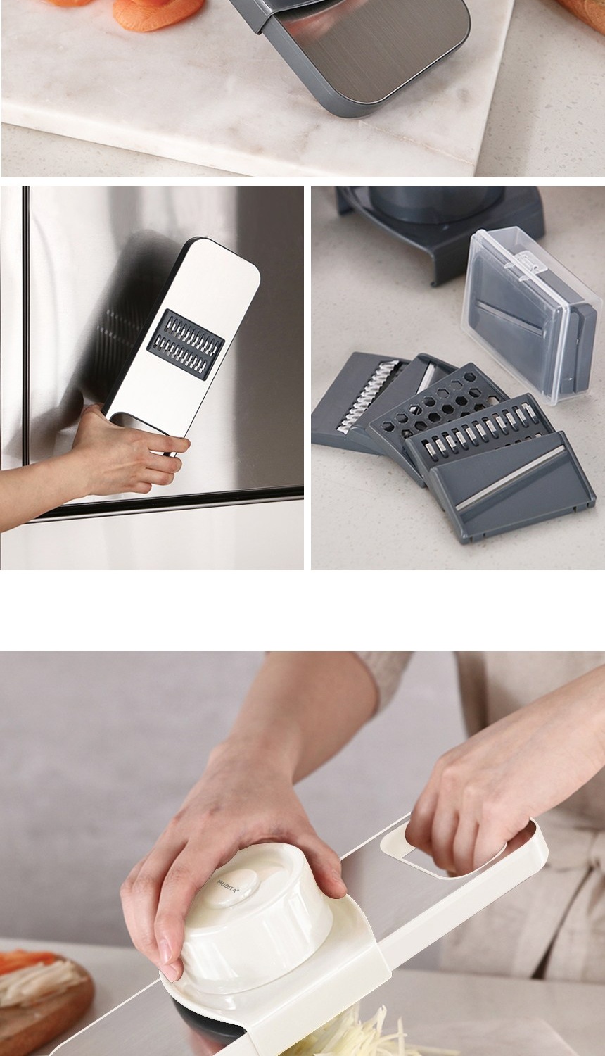 Mudita Magnetic Stainless Steel Slicer Set | Shopee Malaysia