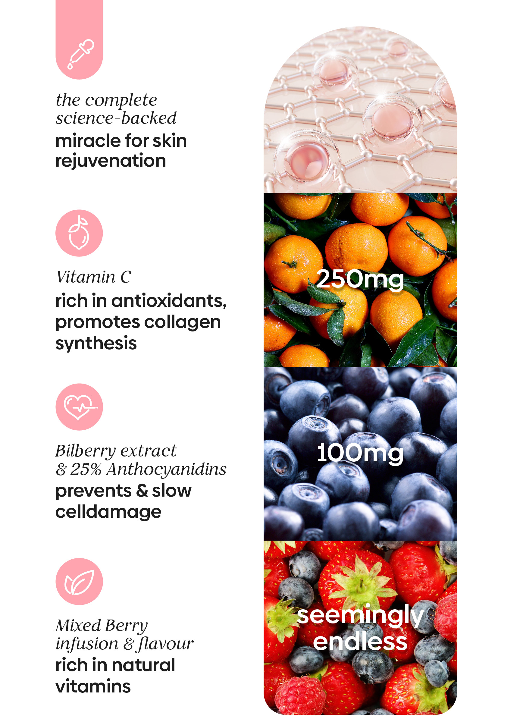 Purest Co Collagen Glow Berries - Collagen Drink for Skin Glow, Firming ...