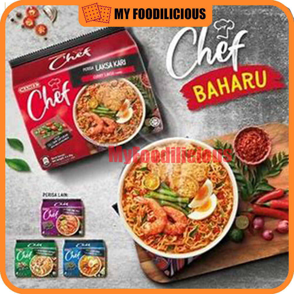 Mamee Chef Instant Noodle Lontong/Creamy Tom Yam/Curry Laksa/Rendang ...