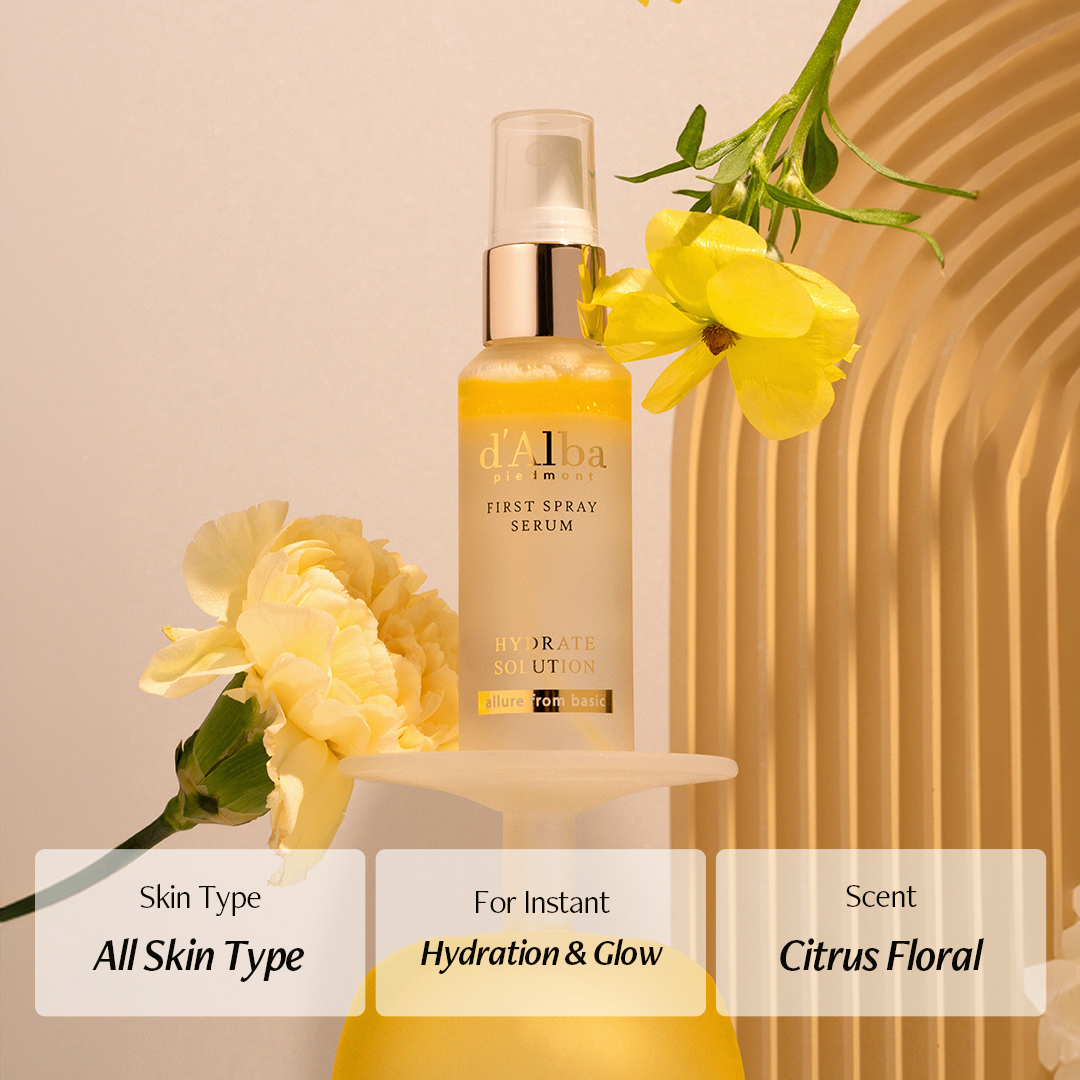 [d'Alba Official] New Year Set 3 Solution Spray Serum Gift Set (First ...