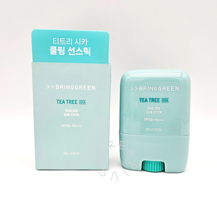 [BRINGGREEN] Tea Tree Cica Tone Up Sun Cushion 15g Cooling Sun Stick ...