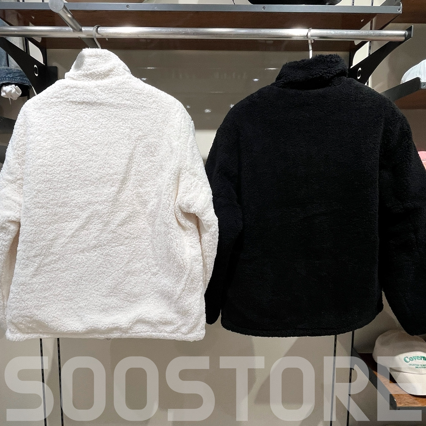 COVERNAT Stan Collar Reversible Sherpa Jacket - 2 Colors (2024 NEW ...