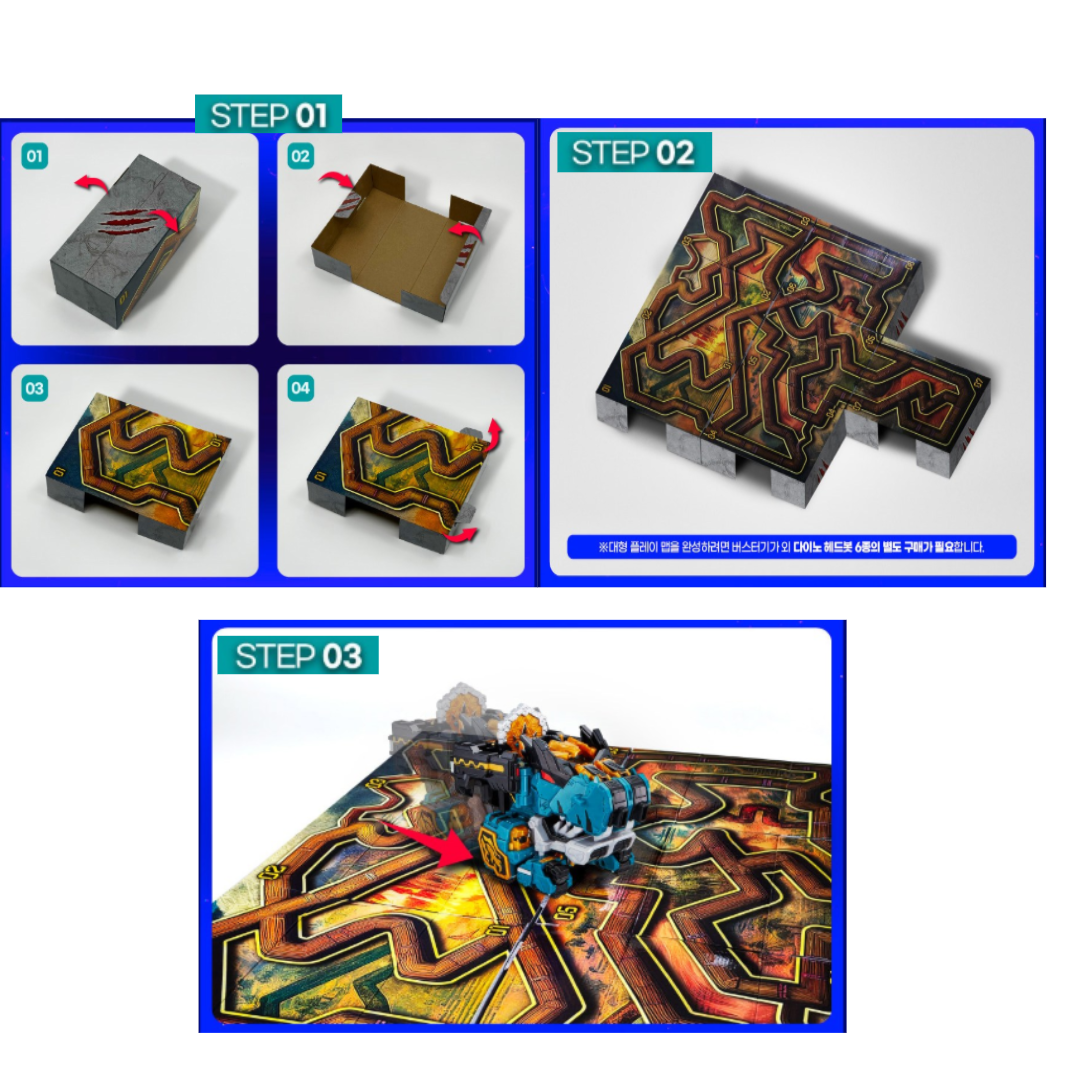 [MiNi Force] The Strongest Dinosaur Mini Force 3 Type/Buster Giga ...