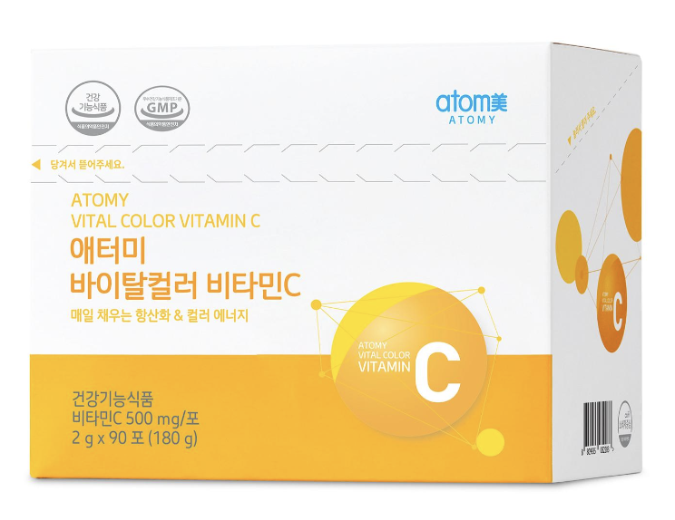 [Atomy Vitamin C] Atomy Vital Color vitamin C 500mg (2g x 90 sticks ...