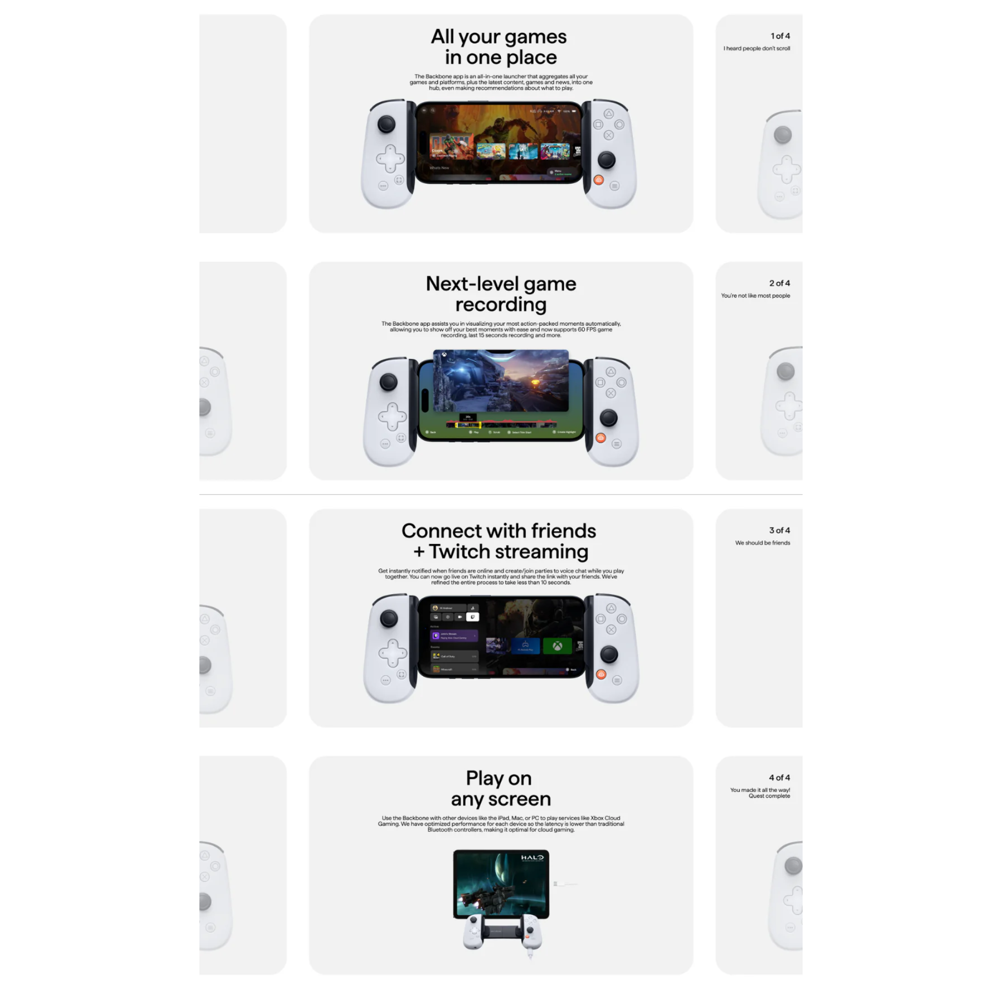 Backbone One Gen 2, Type-C gaming controller for iPhone 15 series and ...