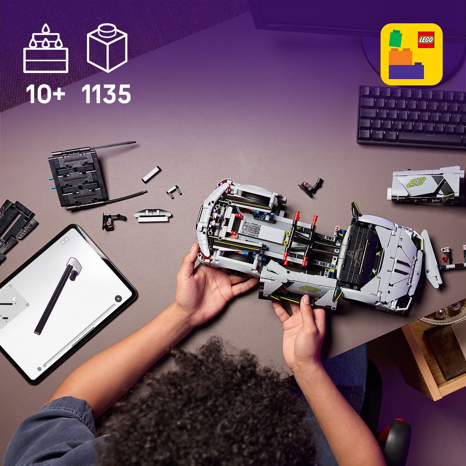 LEGO Technic 42214 Lamborghini Revuelto Super Sports Car (1135 Pieces ...