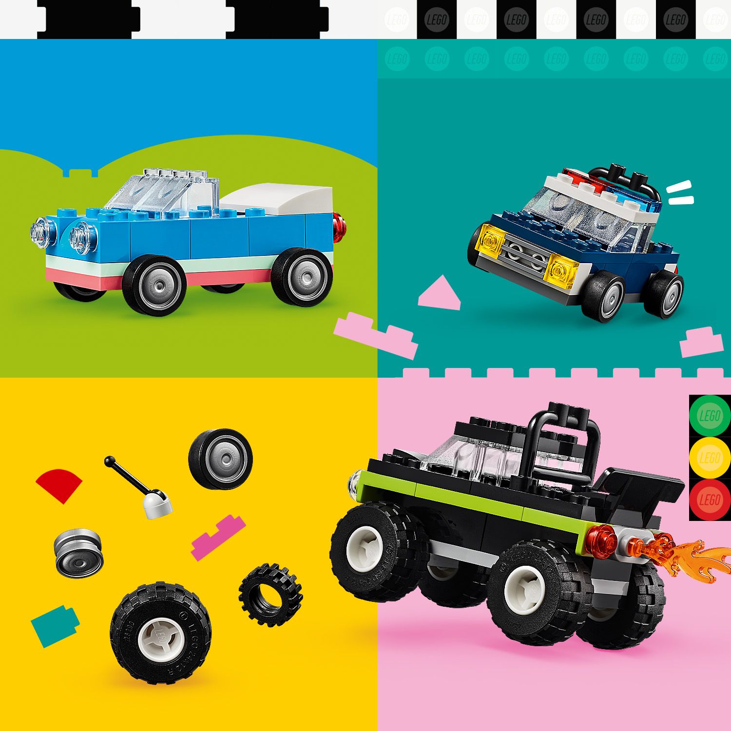 LEGO Classic 11036 Creative Vehicles Building Toy (900 Pieces) | Shopee ...
