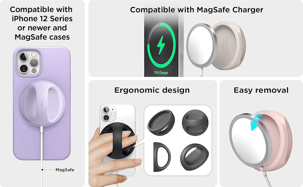 elago Grip Stand Compatible with MagSafe Charger | Shopee Malaysia