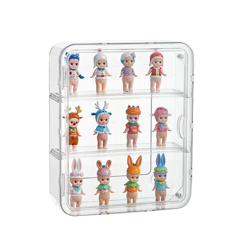 Wall Popmart Display Box Acrylic Display Box Display Case Figurine ...