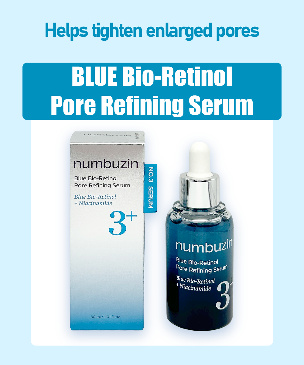 Numbuzin No.3 Blue Bio Retinol Pore Refining Serum 30ml | Shopee Malaysia