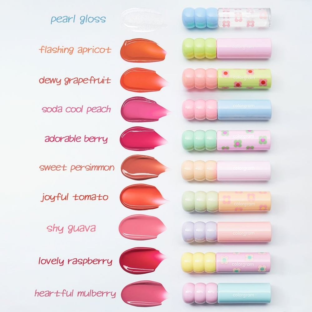 Colorgram Fruity Glass Tint 2.8g | Tanghulu Tangle Lip Tint (14 Colors ...