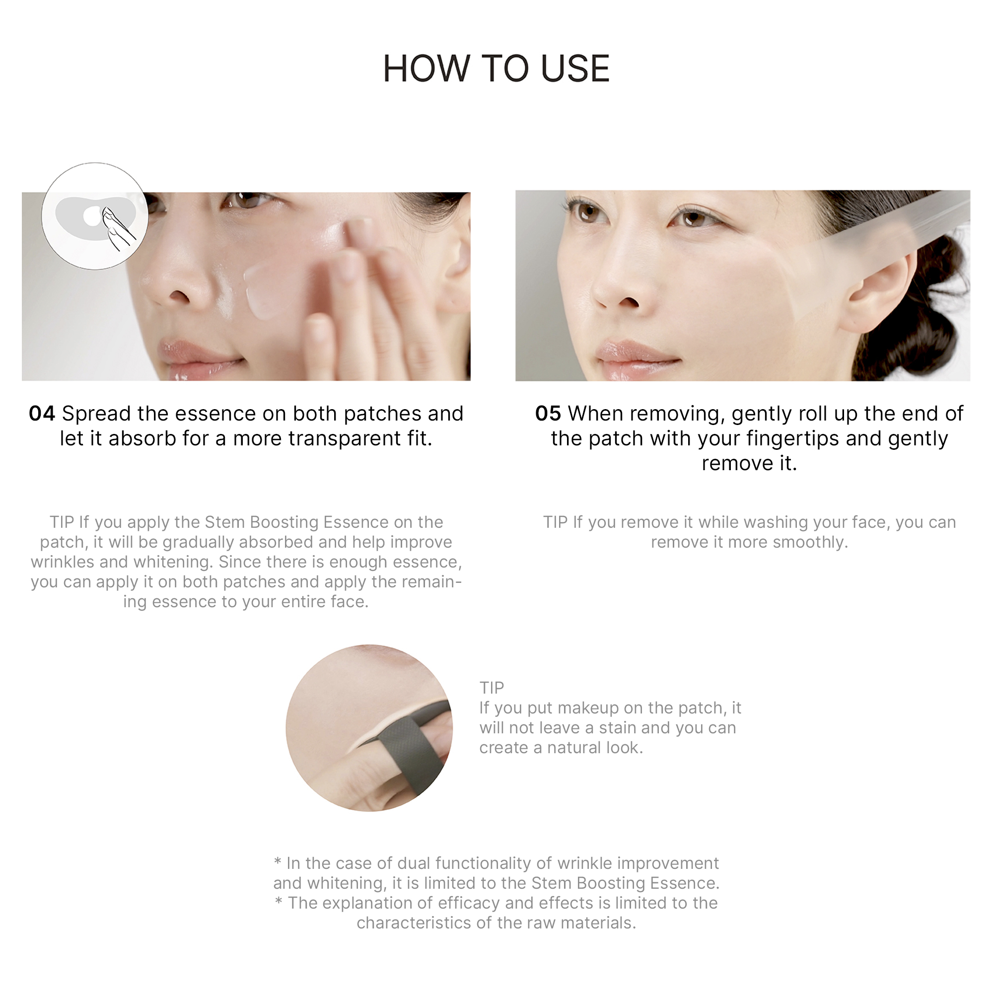 FRANZ Naked Sunshield Peptide Patch 5 Pairs for Skincare and Sun ...